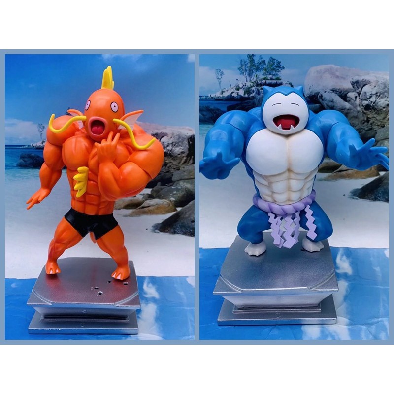 Pokemon GK Muscle Macho Pokémon Carp King Kabimon Anime Figure | Shopee ...