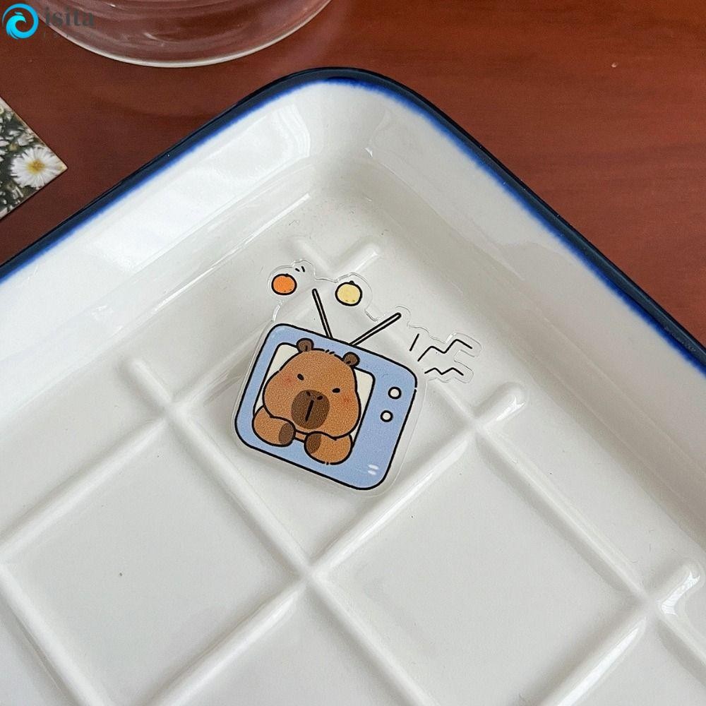 ISITA Acrylic Capybara Pin, Breastpin Cute Capybara Brooch, Cartoon ...