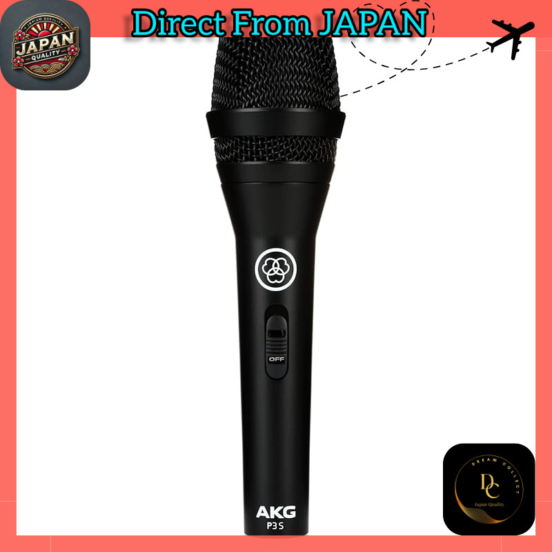 AKG P3 S Handheld Microphone with Switch, Dynamic Vocal Mic [Authorized ...