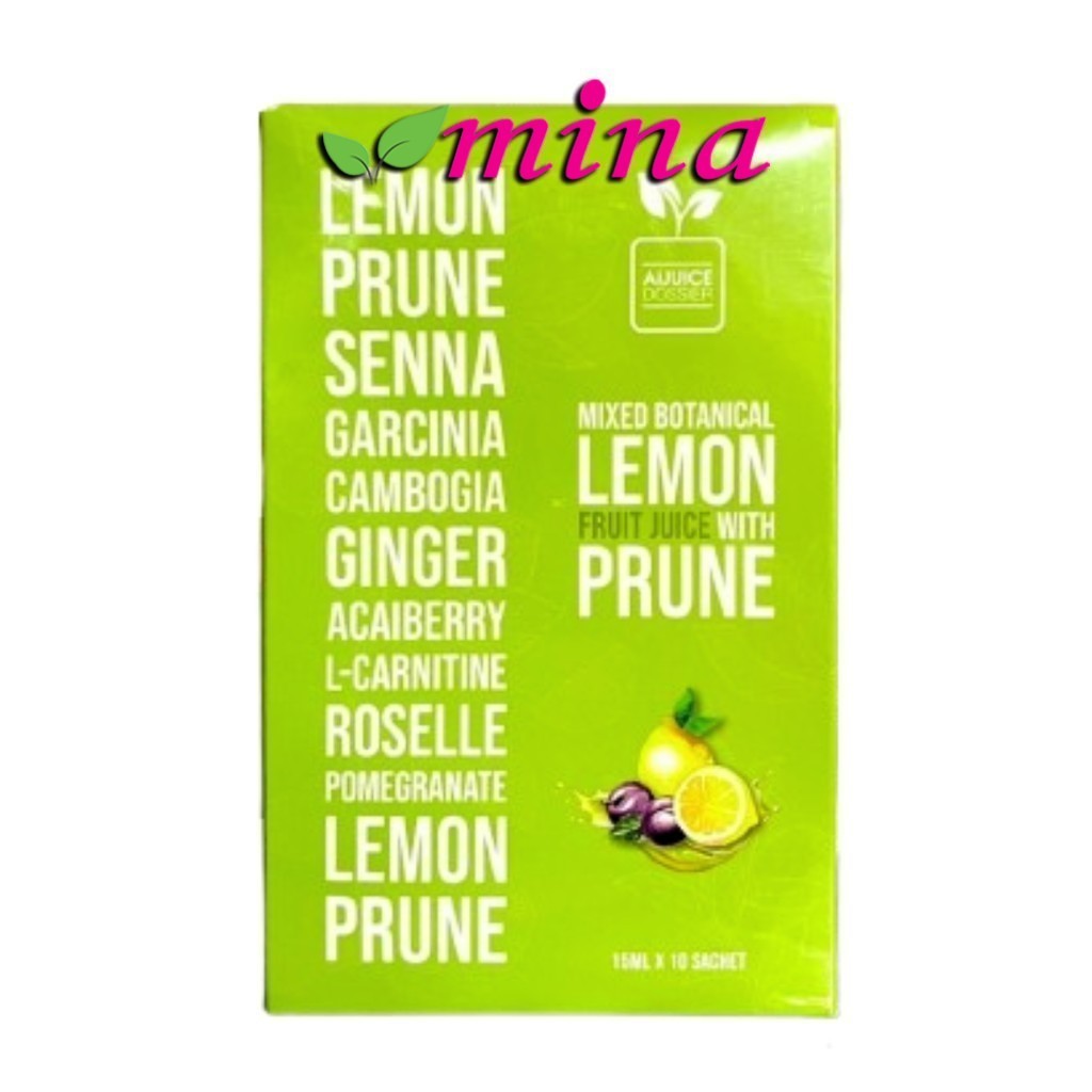 AIJUICE Dossier 10s Mixed Botanical Lemon Fruit Juice Campuran Jus Buah ...
