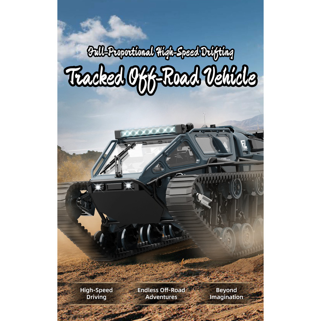 JJRC C8812 1:16 Drift Crawler Vehicle 360° Rotation 13 Light Modes Dual ...