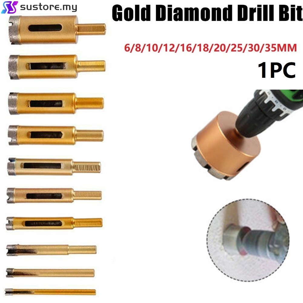 [Super] 6-35mm Diamond Sintered Hole Saw Cutter Opener Bit Tile Ceramic ...