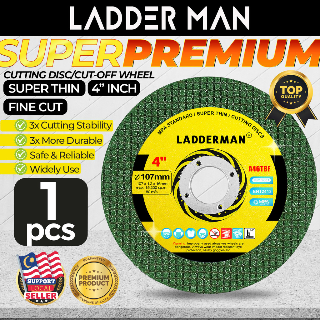 1PC 4 inch PREMIUM Cutting Disc Cut-off Wheel Angle Grinding Disc ...