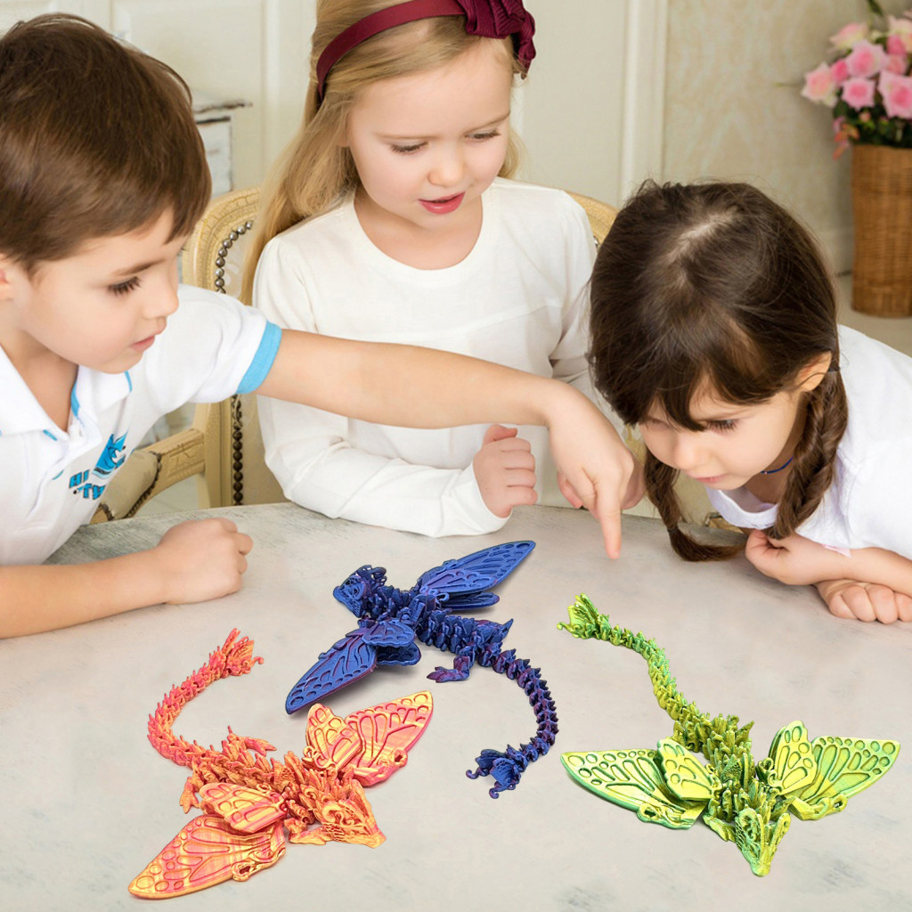 [poslajudo] Flying Dragon Sculpture 3d Printed Dragon Figurine ...