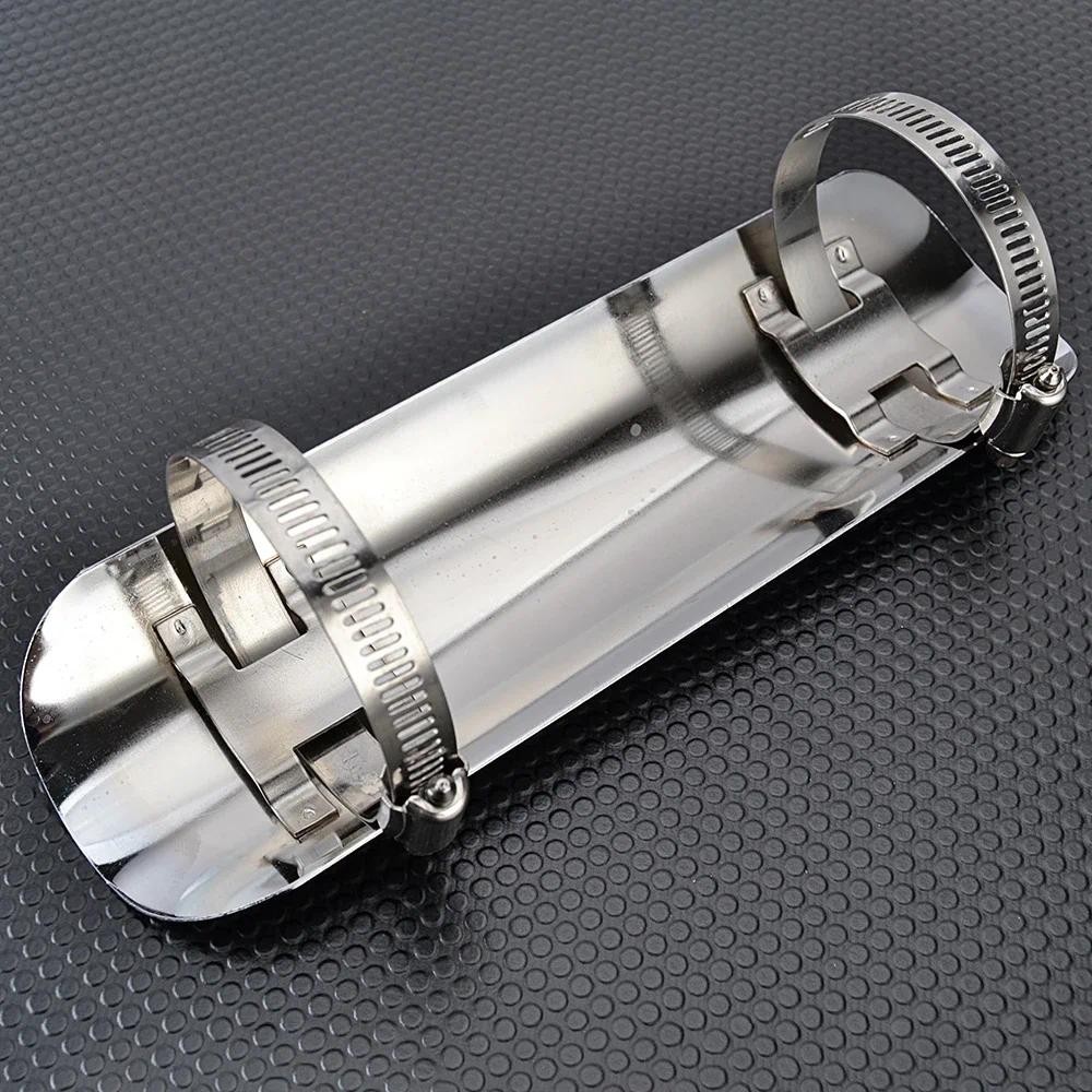 Motorcycle Exhaust Pipe Protector Heat Shield Cover Guard Muffler Pipe ...