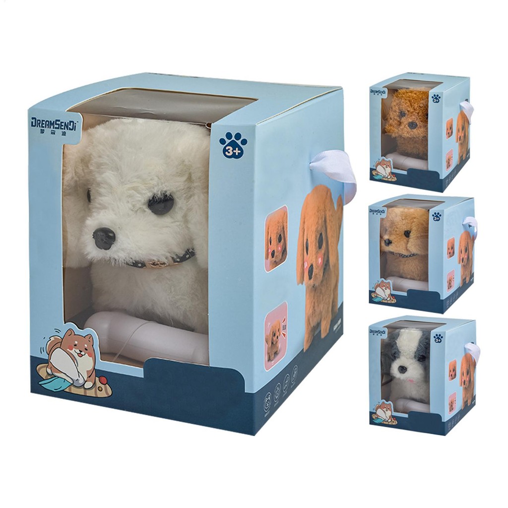 Interactive Walking Plush Puppy Interactive Plush Pet Kids Toys Robot ...