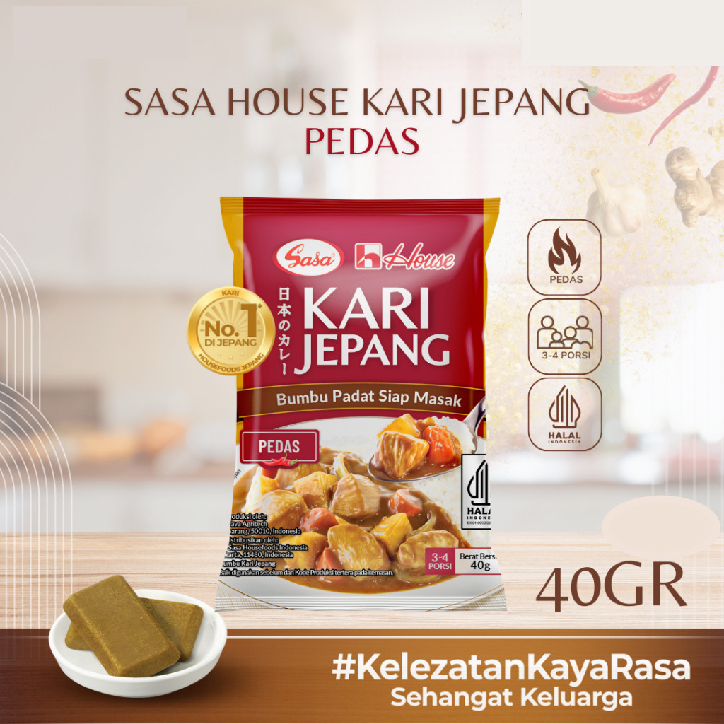 Tomotostore SASA Japanese Curry Solid Seasoning Ready to Cook Spicy 40 ...