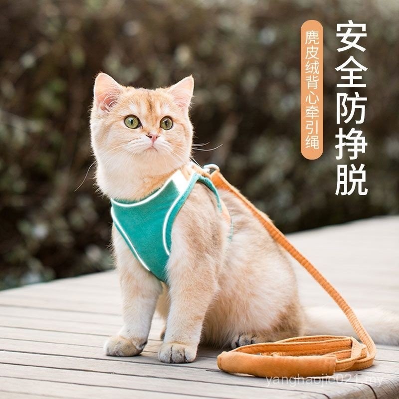 Cat Traction Rope Anti-breakaway Outing Dedicated Cat Walking Rope Cat ...