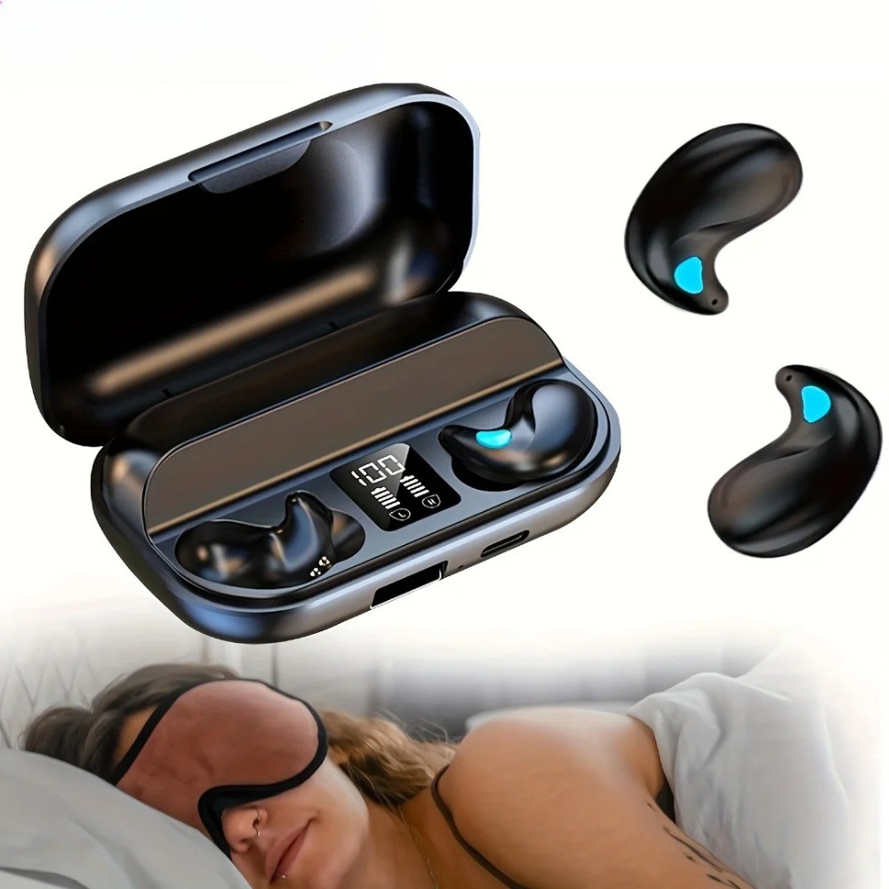 Invisible Sleep Wireless Earphone Thin Invisible Sleep Earbuds for Side ...