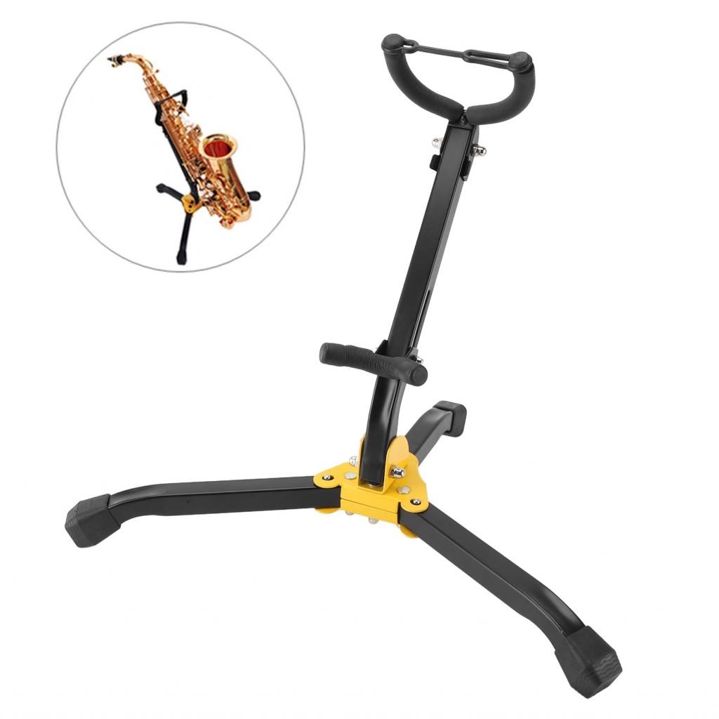 Folding Saxophone Stand Portable Alto Tenor Sax Holder Rack For Display ...