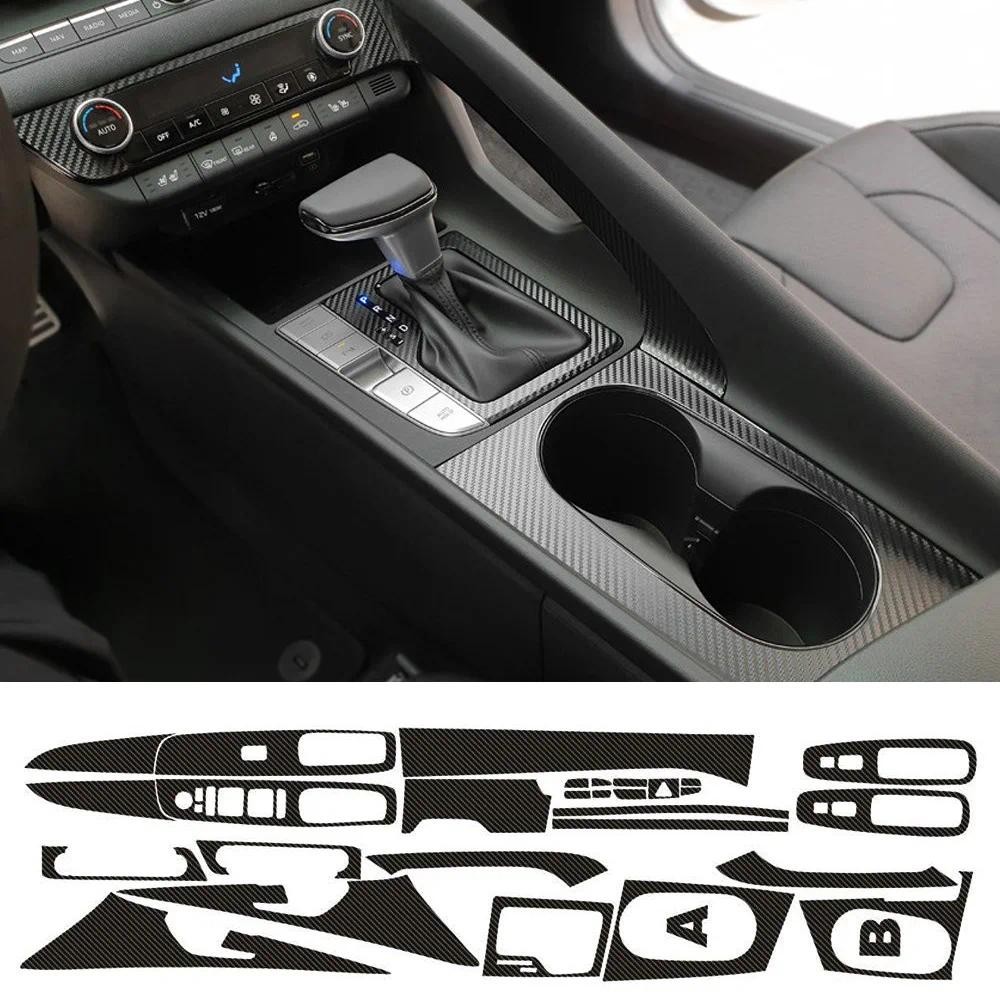 Car-Styling 3D/5D Carbon Fiber Car Interior Center Console Color Change ...