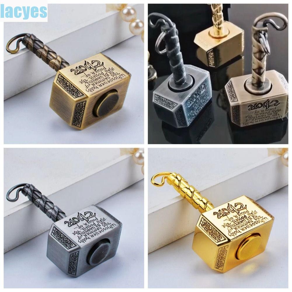 LACYES Hammer Fidget Spinners, Hammer Rotating Metal Hammer Fidget Toy ...