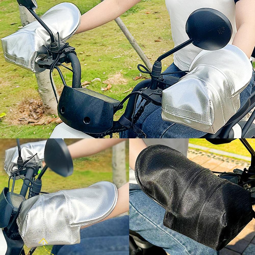 Motorbike Handlebar Hand Gloves Windproof Scooter Electric Vehicle E ...