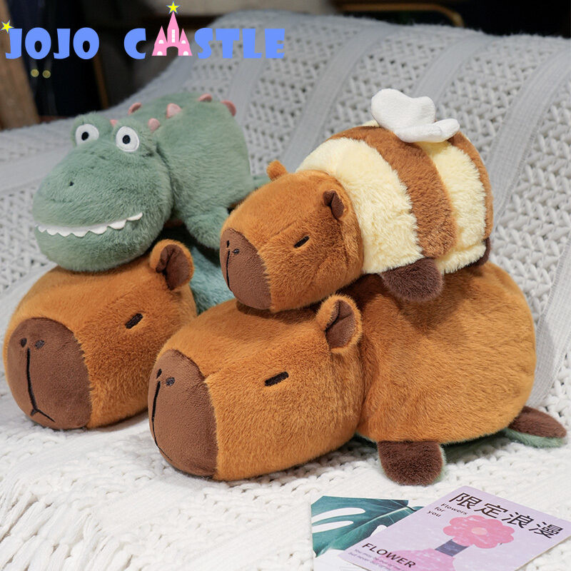 JOJO CASTLE Creative Reversal Capybara Dolls 25/35cm Kawaii Capybara ...