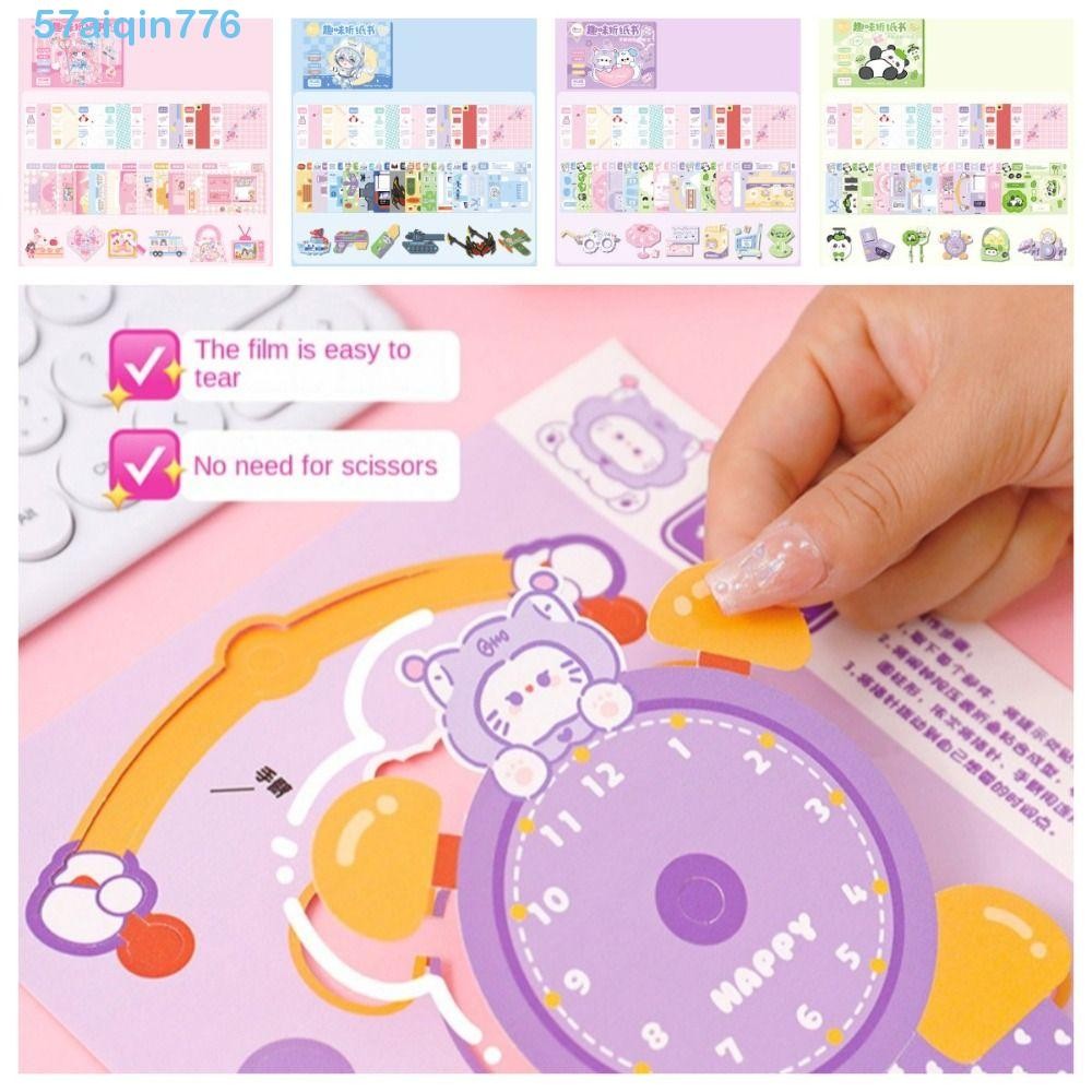 AIQIN 3D Cartoon Origami Handcraft Paper, Coated Paper Montessori ...