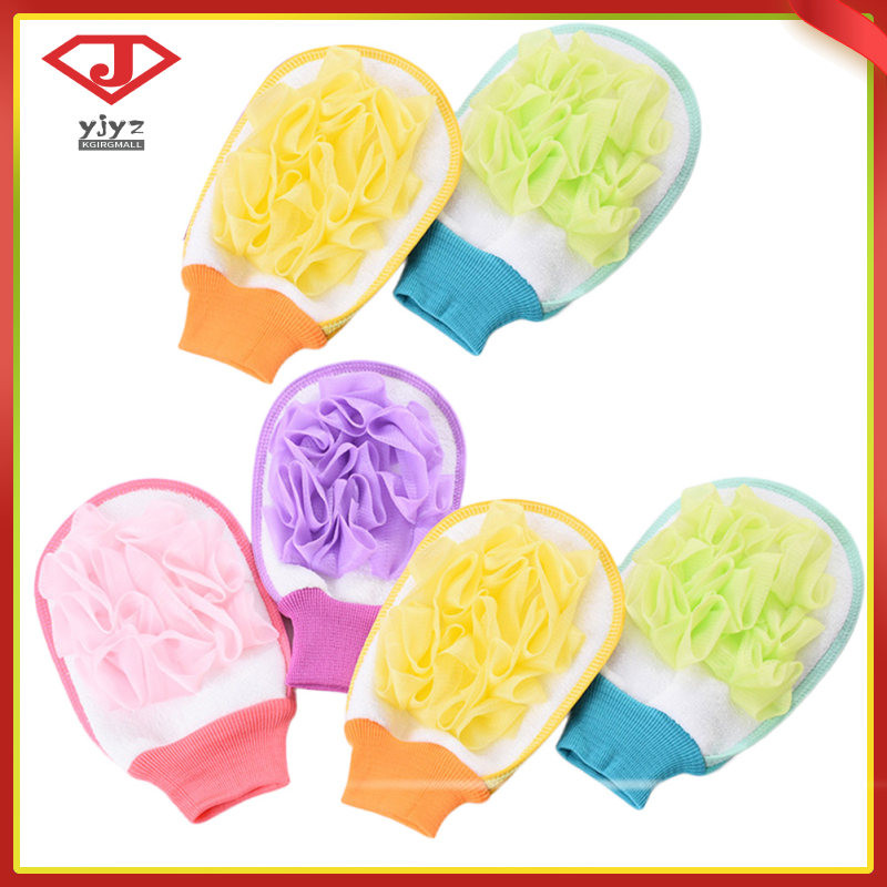 6 PCS Scrub Scrubbing Mittens Bath Glove Dead Skin Remover Double Sided ...