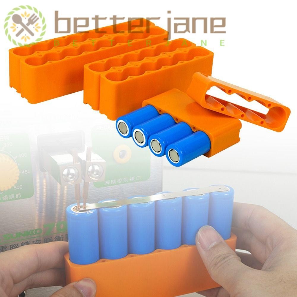 BETTER-JANE 18650 Battery Pack Fixture, Single Row 4 6 8 Section Fixed ...