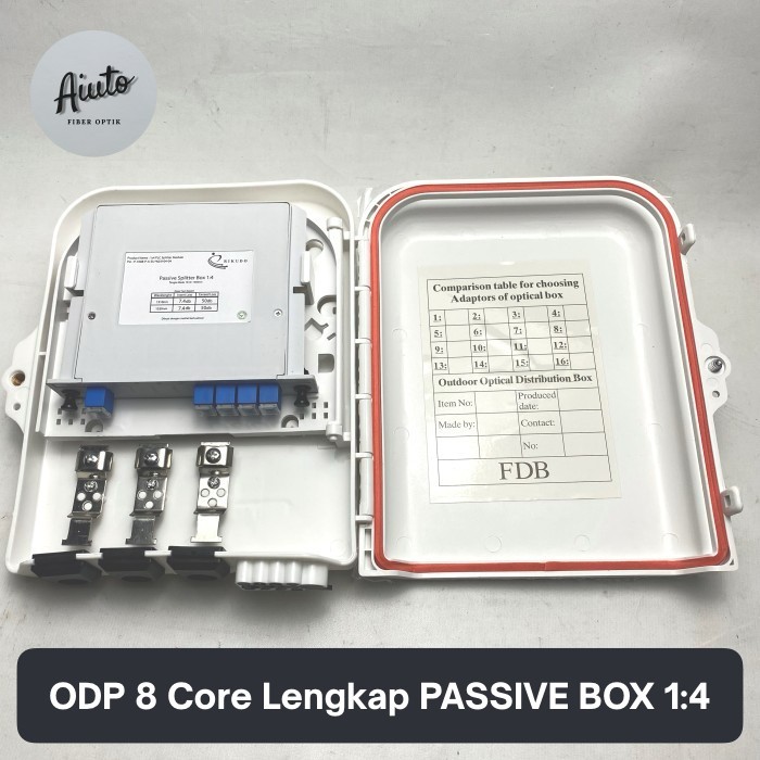 Odp 8 Core Complete Splitter Box 1:4 SC UPC | Odp 8 Ports | Odp 8C Complete Passive Splitter ...
