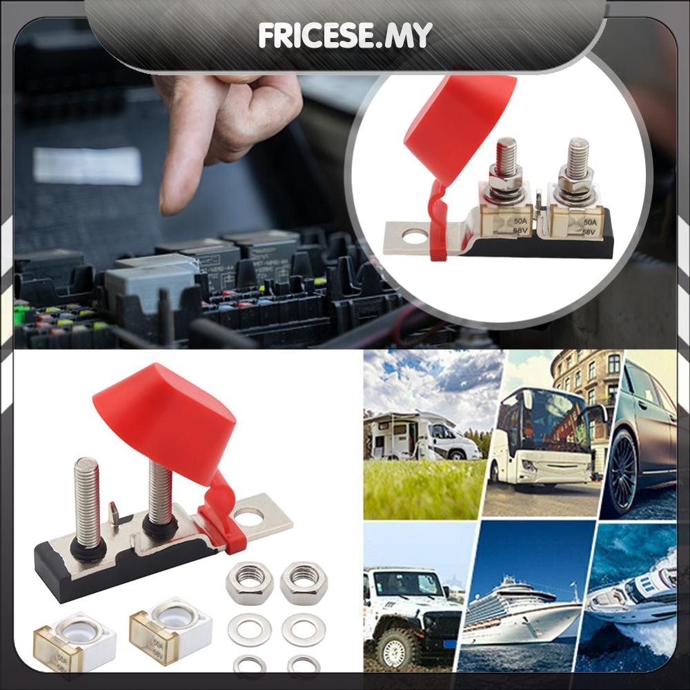 [Fricese.my] 2 Way Fuse Holder 30A-500A Two Stud Fuse Holder Marine ...
