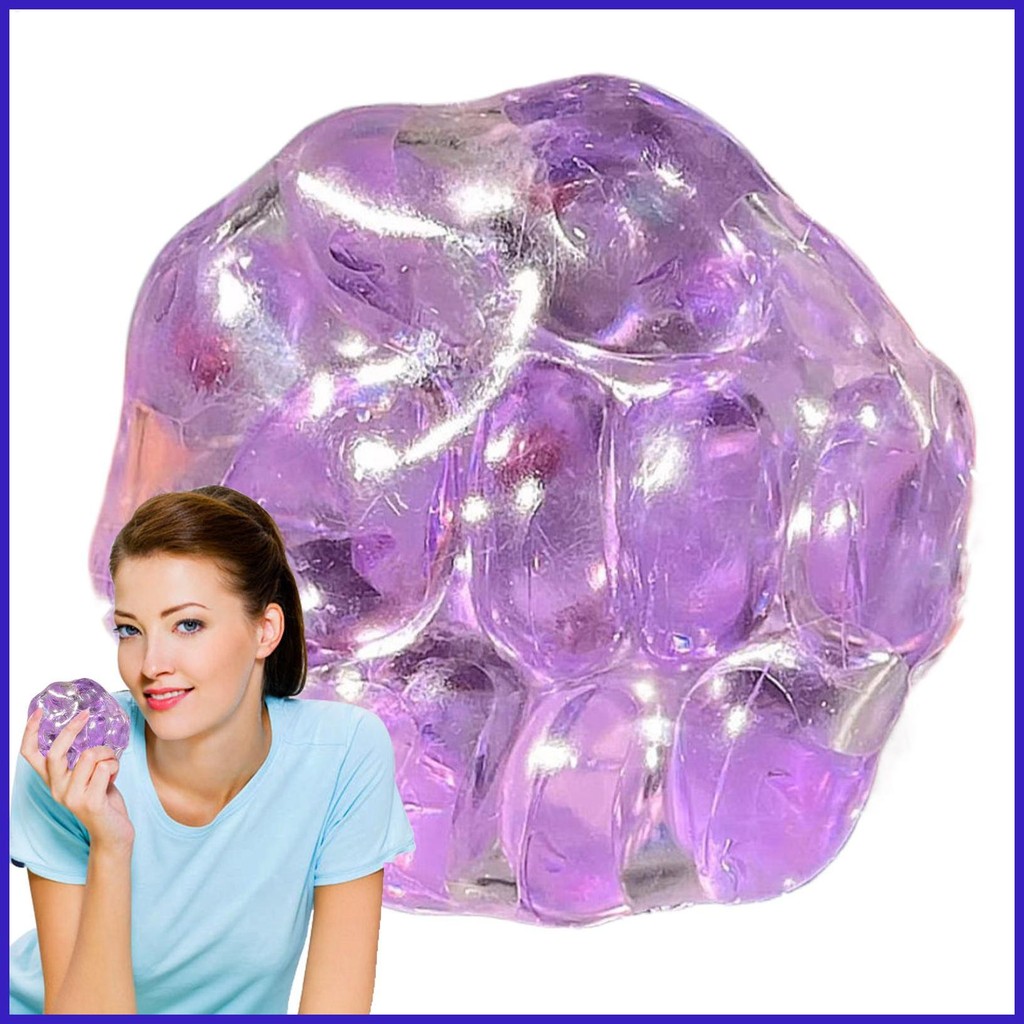 Squeeze Crystal Toy Calming Squeeze Toys Portable Fidget Squeeze Ball ...