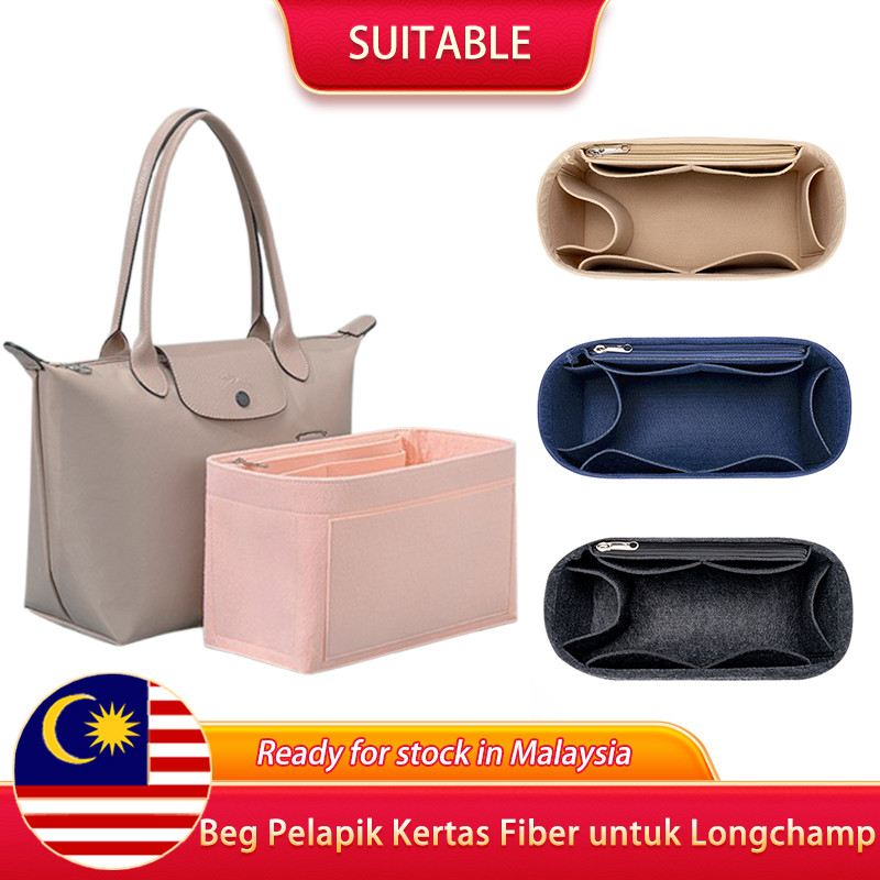 Beg Sisipan Felt Wanita Untuk Beg Tangan Longchamp Beg Makeup Beg ...