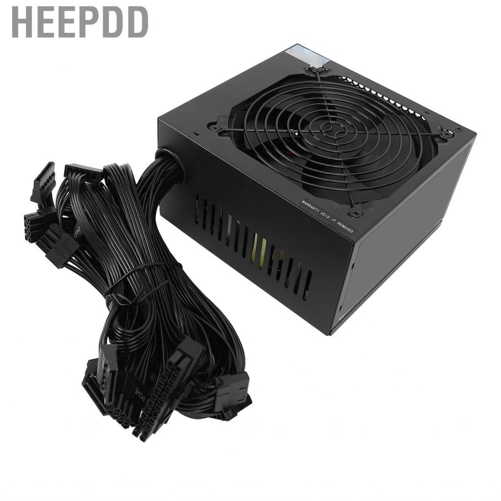 HEEPDD 600W Computer Power Supply Dual Core for Win10 System Gaming PSU ...