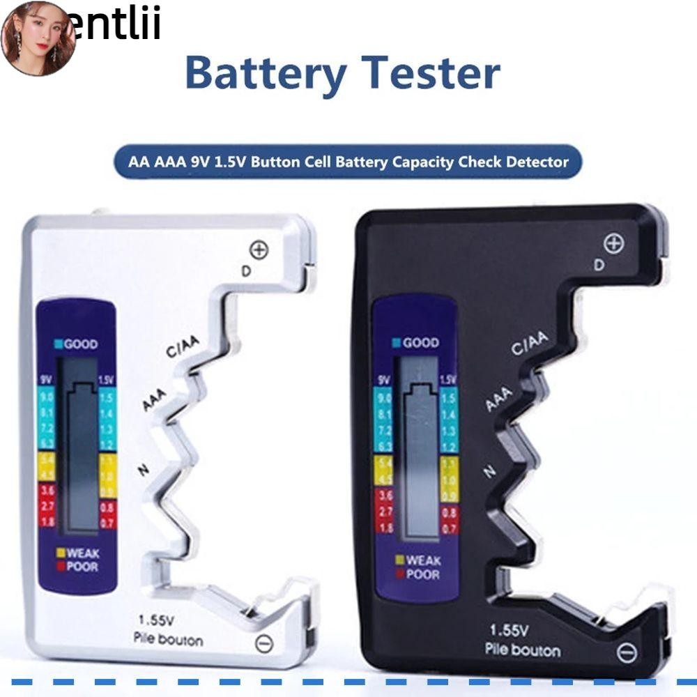 EEM Battery Tester LCD Display Universal C D N AA AAA Capacitance ...