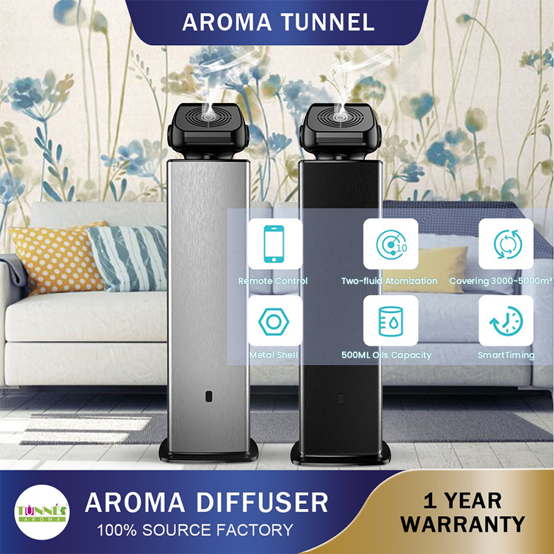 AROMA TUNNEL 500ML 18000Sqft Electric Aromatic Diffuser Bluetooth Smart ...