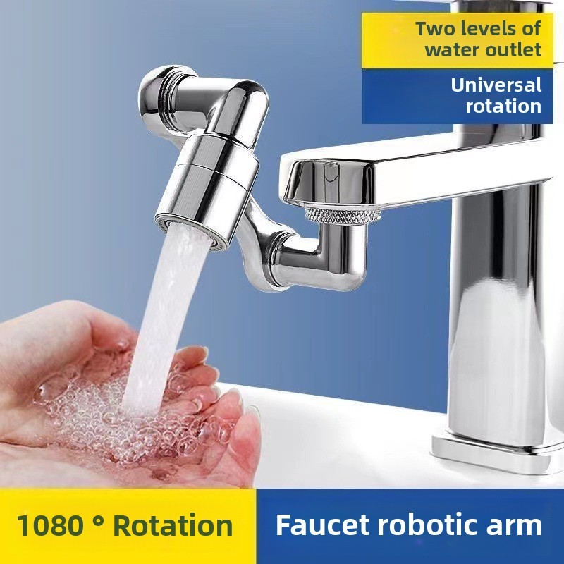 Kitchen faucet 180° mechanical arm rotation kitchen and bathroom faucet ...
