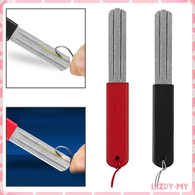 [lszdy] Portable Fishing Hook Sharpener Sharpening Stone for Outdoor ...