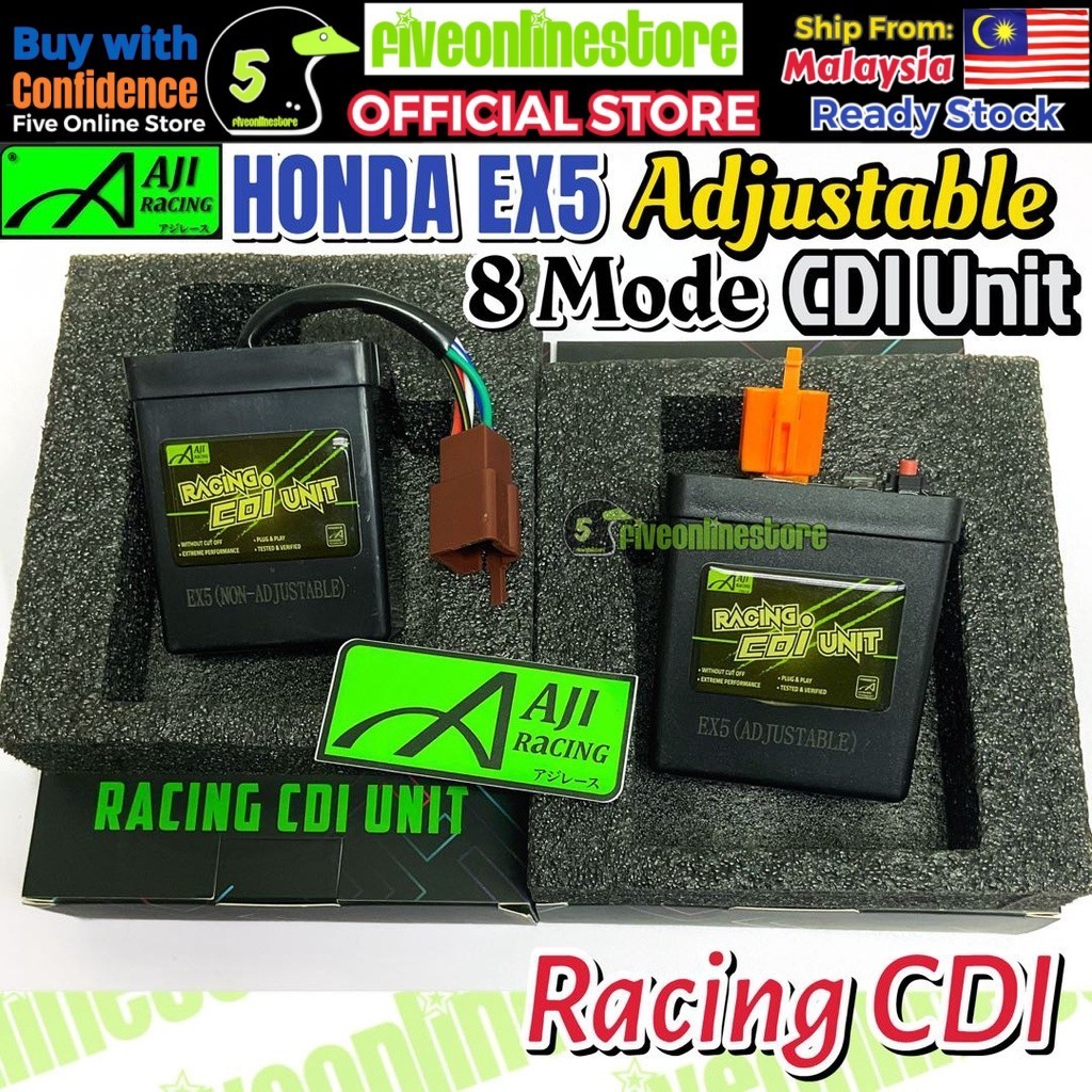 AJI Racing CDI Unit EX5 Dream Adjustable 8 Mode / NON-Adjustable Racing ...