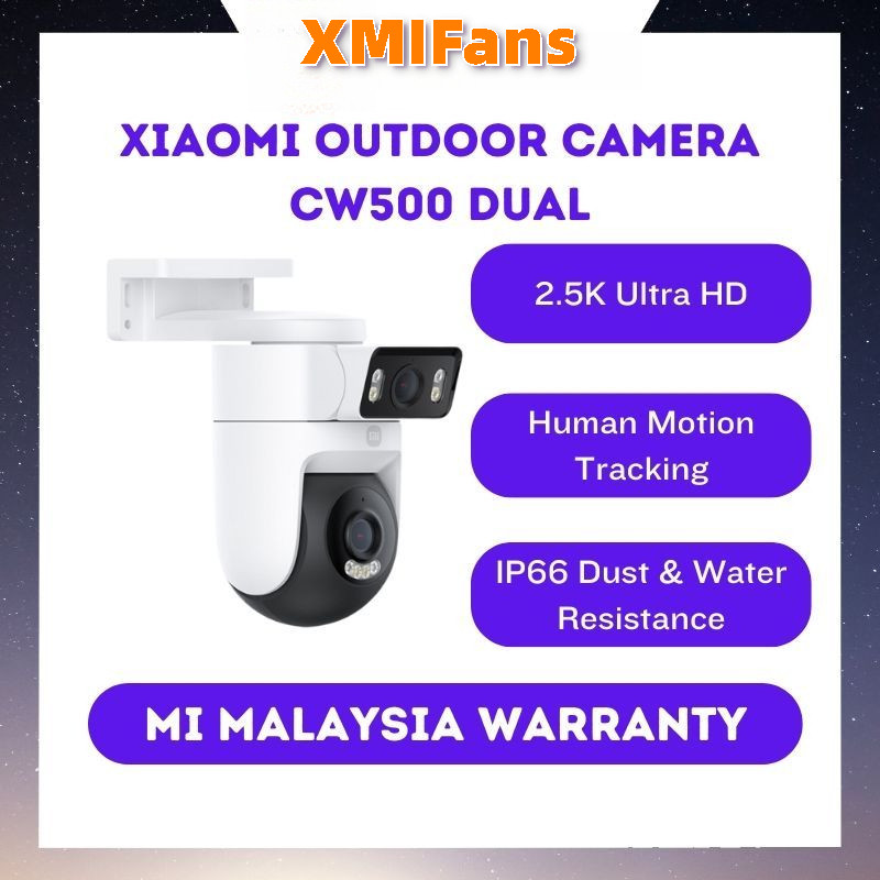 Xiaomi Outdoor Camera CW500 Dual | 2.5K Ultra-HD Quality | AI İnsan ve ...