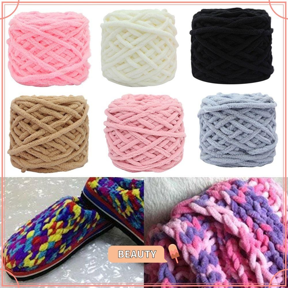 BEAUTYONE Wool Crochet Yarn, Knitting 100g Acrylic Yarn, Handmade Soft ...