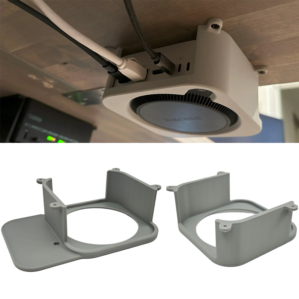 Under Desk Stand for Mac Mini 2024 M4/M4pro,Under Desk Holder for Mac ...