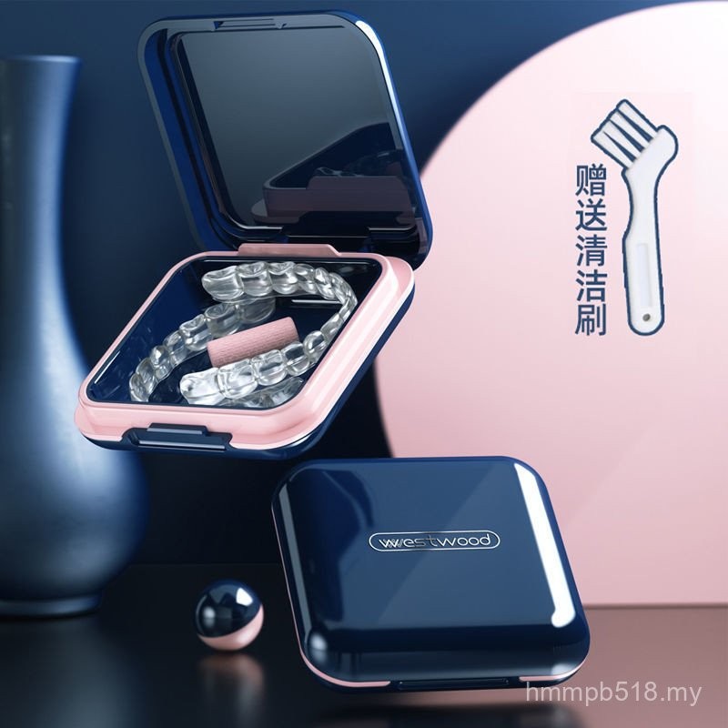 Orthodontic Retainer Portable Box Dental Braces Box Mini Small Storage ...