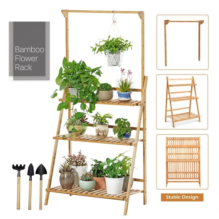 🔥 Garden Rack 🔥 Rak Taman Bunga Rak Buluh Letak Pasu Bunga Rak Beranda ...