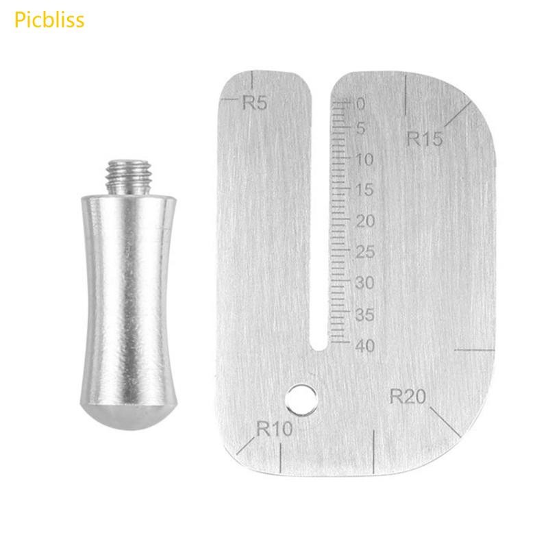 Picbliss Stainless Steel Punching Ruler Cutting Distance Ruler ...