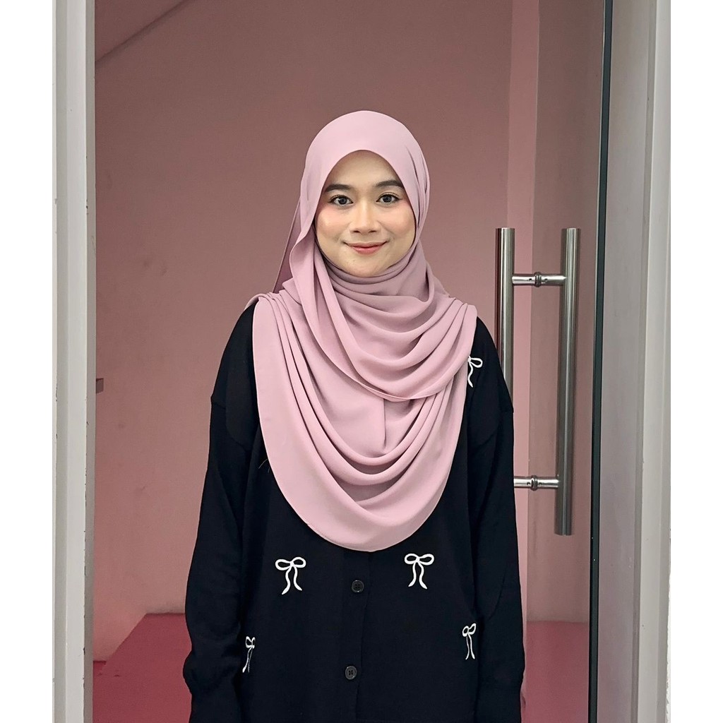 SHAWL LABUH 2 METER Shawl Love & Yuni Basic Shawl (KOREAN CHIFFON ...