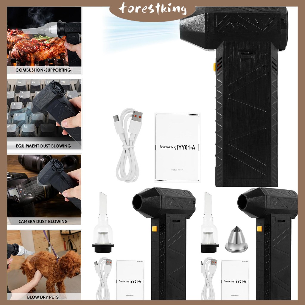 Mini Jet Dry Blower 130000RPM 4000mAh Handheld Jet Fan Blower Portable ...