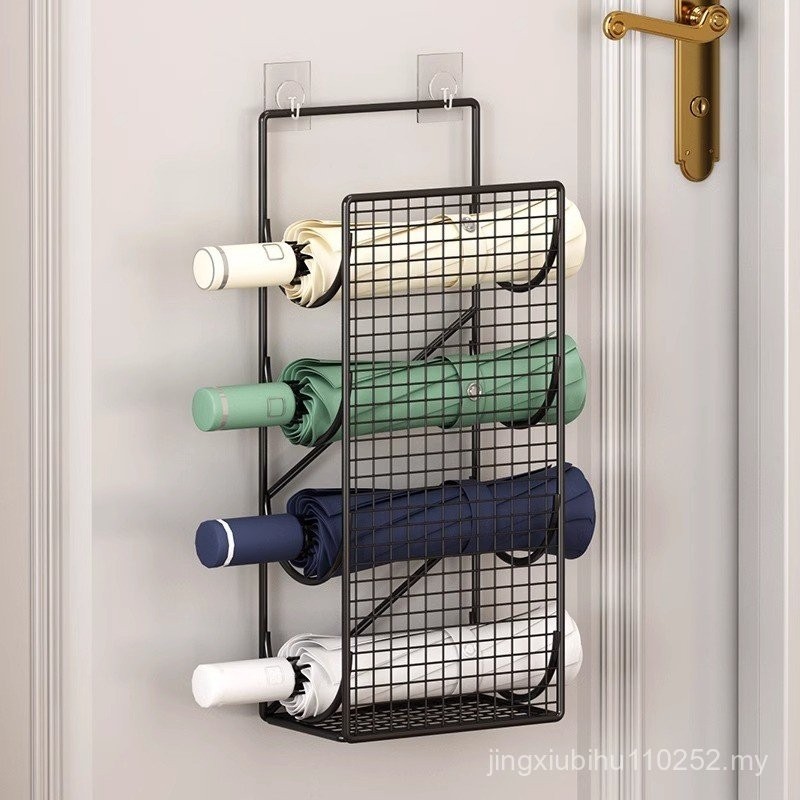 Umbrella Storage Rack Perforation-Free Umbrella Bucket Household Door ...