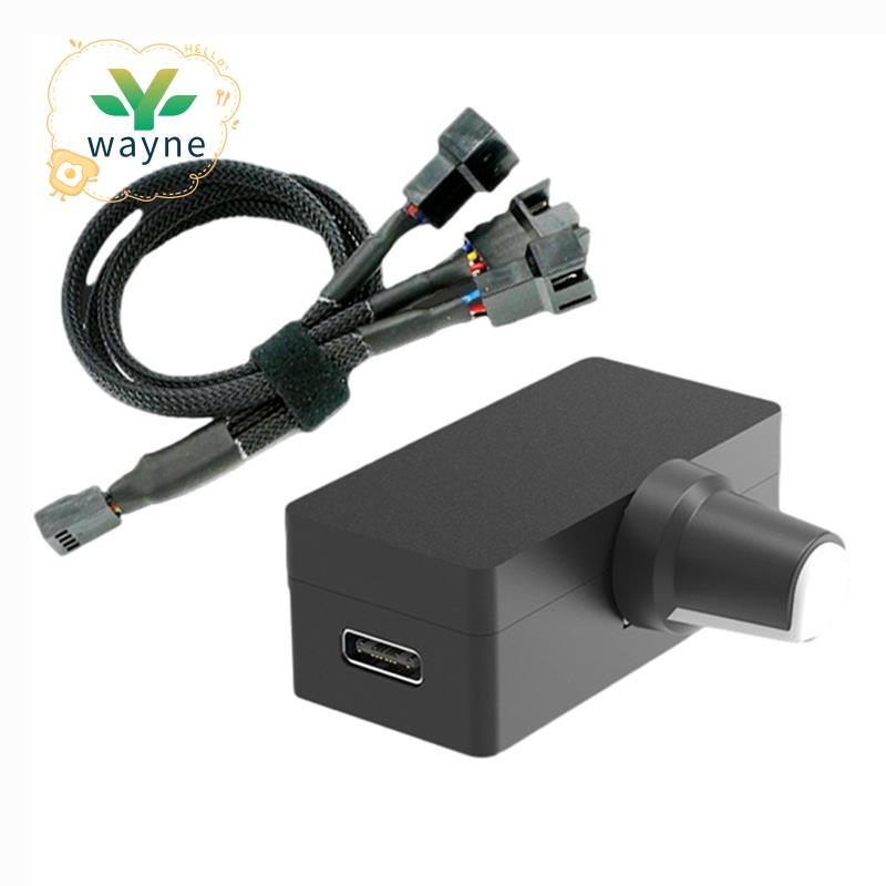 PWM Speed Controller 4Pin PWM Fan Governor PWM Governor USB TYPE-C ...
