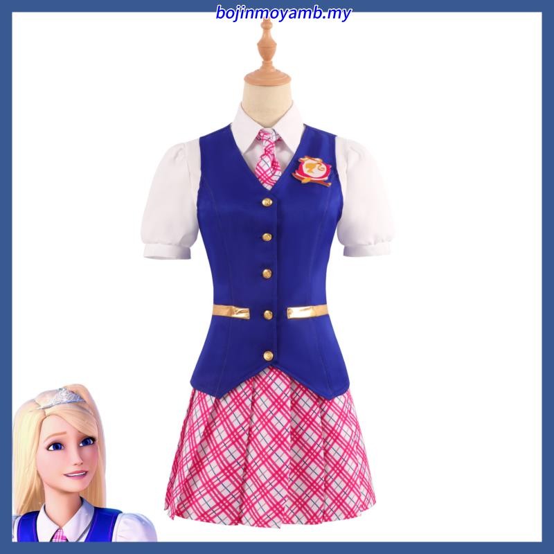 Princess Charm Barbie School Cosplay Costume Delancey Devin Suit ...