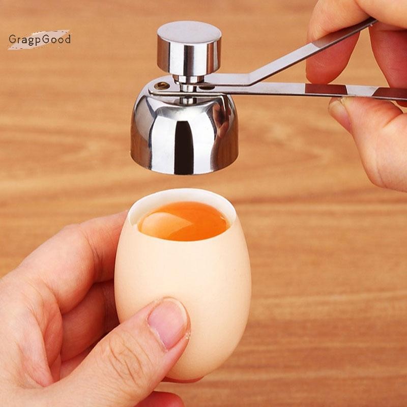Grapegood New Practical Metal Egg Scissors Egg Topper Cutter Shell ...