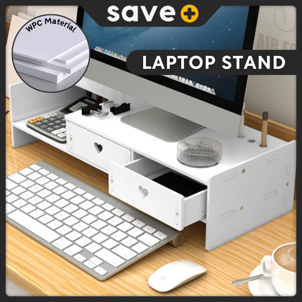 SAVE Computer Stand Desk Organizer Monitor Laptop Screen Stand Keyboard ...