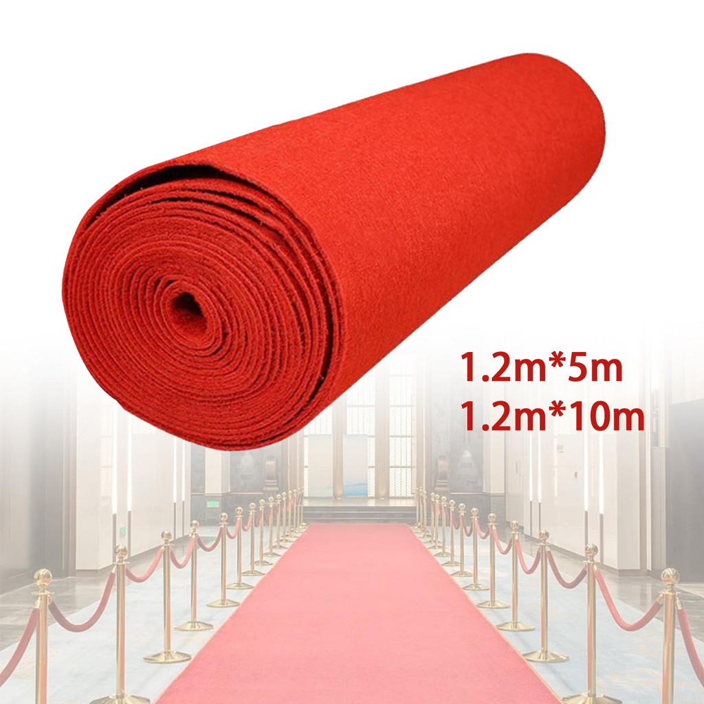 [uguuiya] Red Carpet Wedding Rug Practical Walkway Red Carpet Red Aisle ...