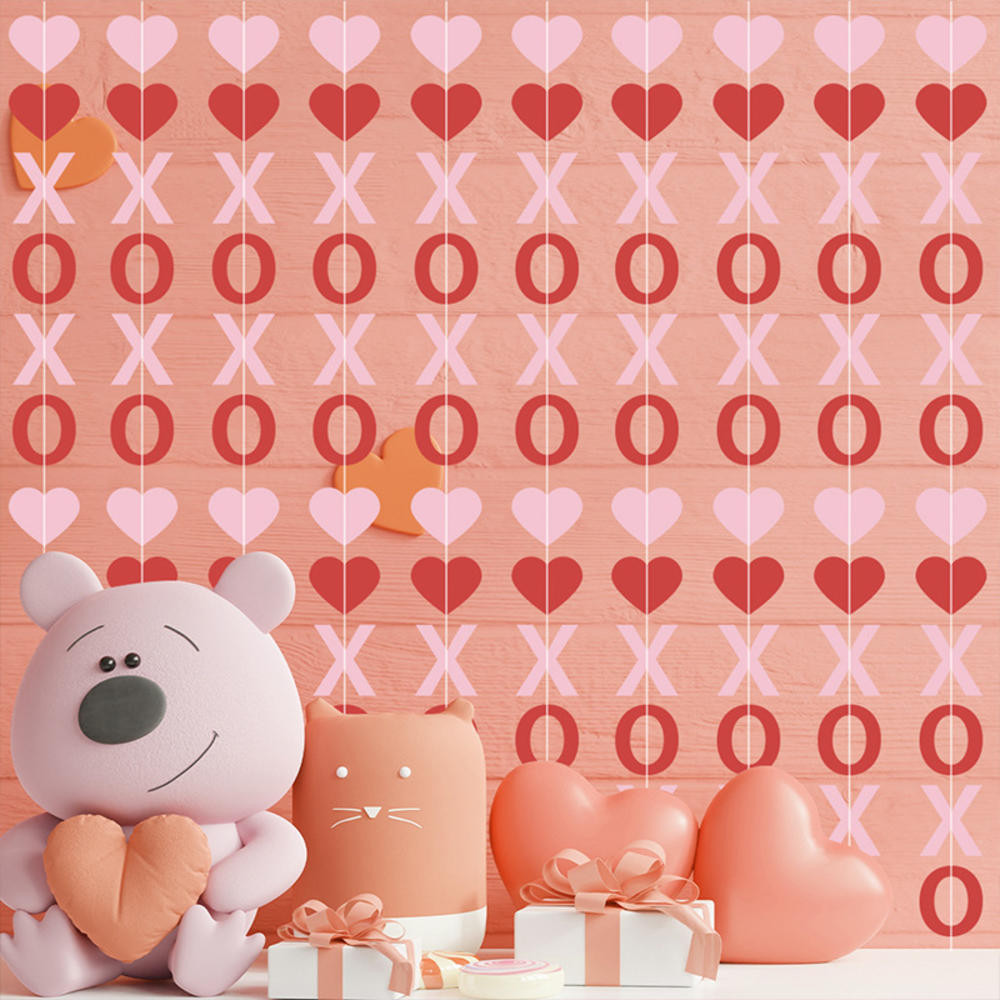 Valentines Day Decor Heart Garland Banner, Valentine's Decorations ...