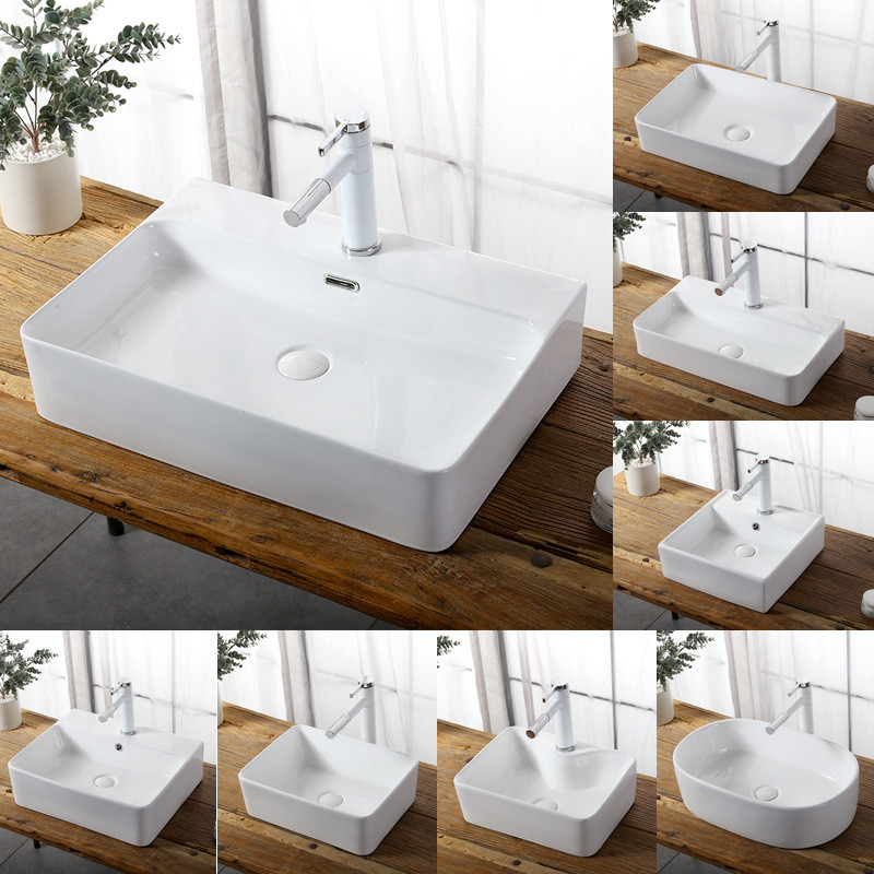 Countertop Basin Wash Basin Ceramic Wash Basin Household Art Basin ...