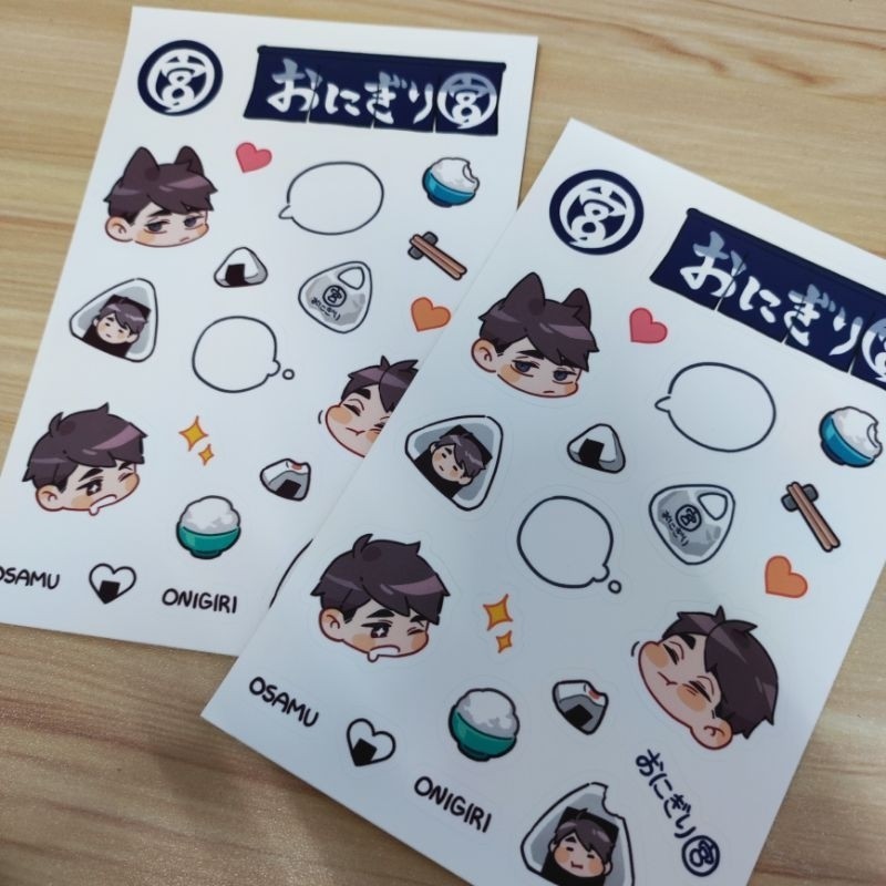 [Ready Stock] Haikyuu Fanart Sticker Sheet - Miya Osamu | Shopee Malaysia