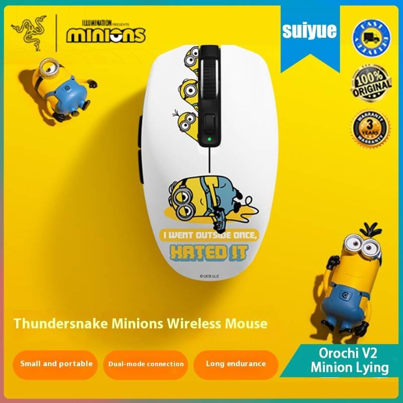 Razer Orochi V2 Minion Lying Flat Bluetooth USB Long Life Small Hand ...