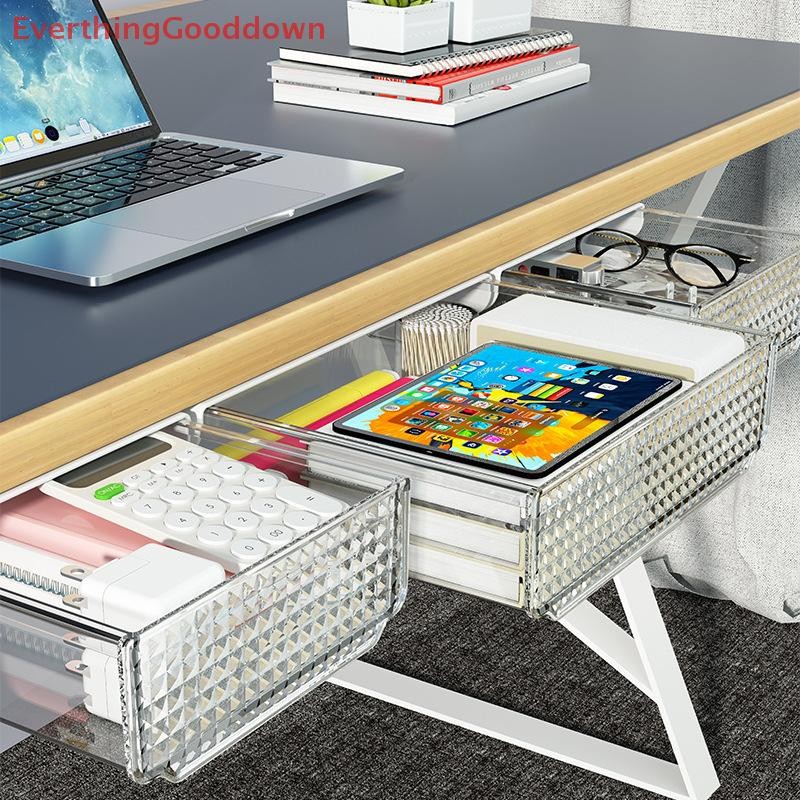 Ed Drawer Storage Box Under Table Hidden Self-Adhesive Drawer Type ...